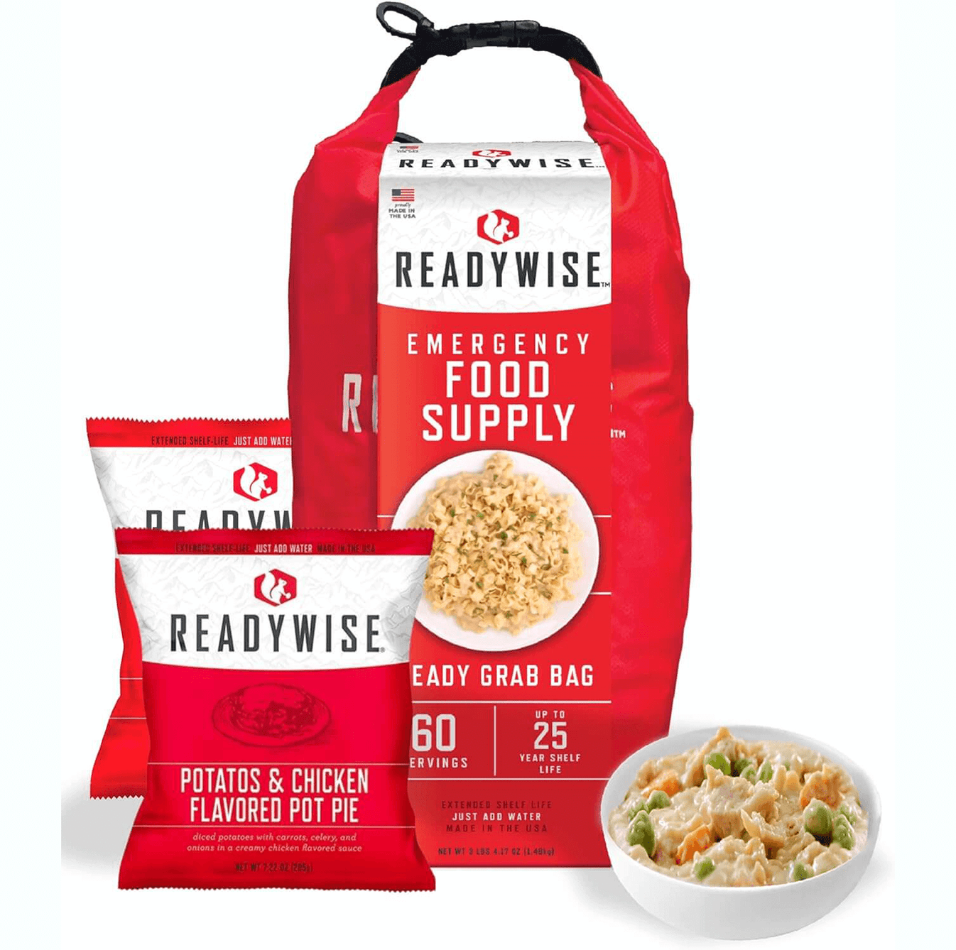 60 Serving Freeze Dried Breakfast & Entree, DryBag, Up To 25 Years ...